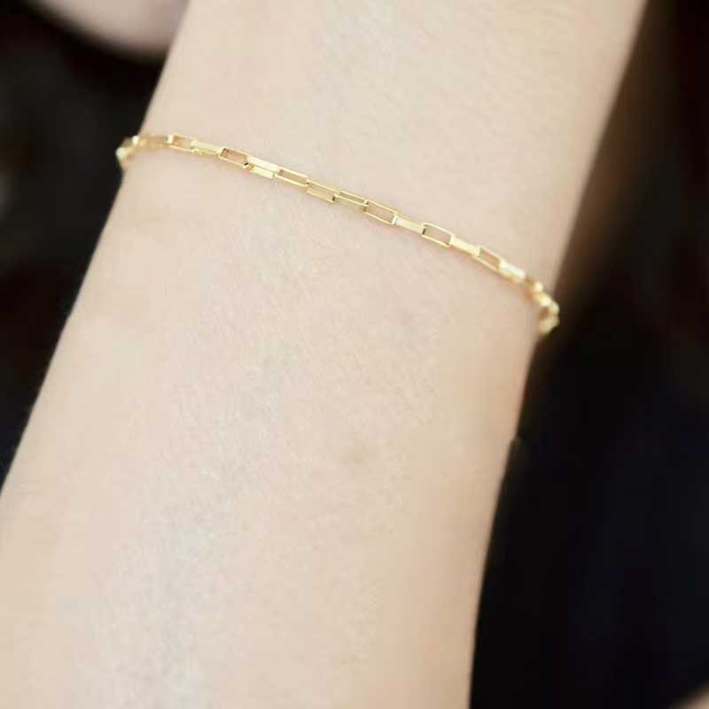 14K Gold Filled Dawn Chain Bracelet: Handcrafted Elegance - Sparrow Trades