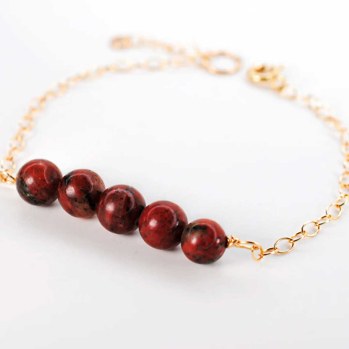 Red Jasper Genesis Bracelet | Jewelry for Grounding & Vitality